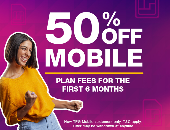 TPG Mobile SIM Only Plans with No Lock-In Contract